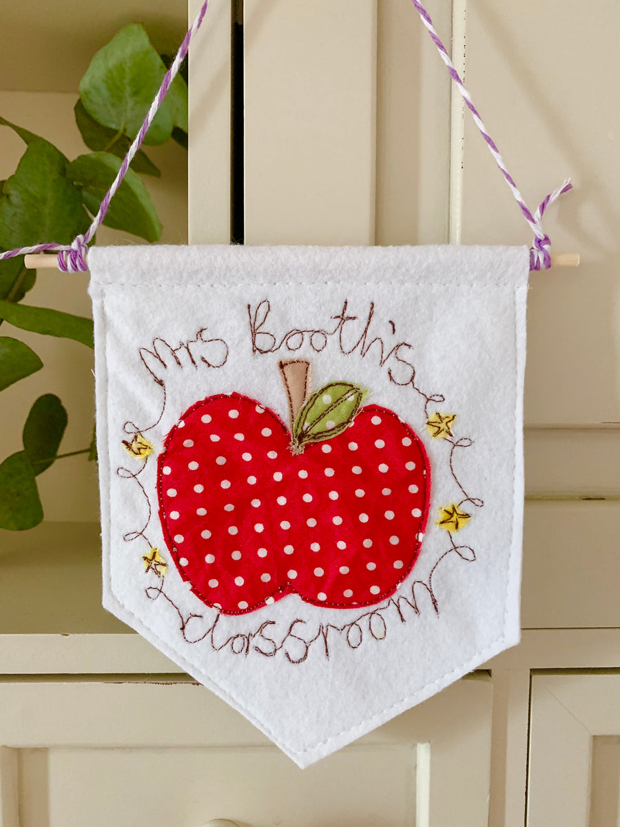 Apple Teacher Banner – Katy Kirkham Designs